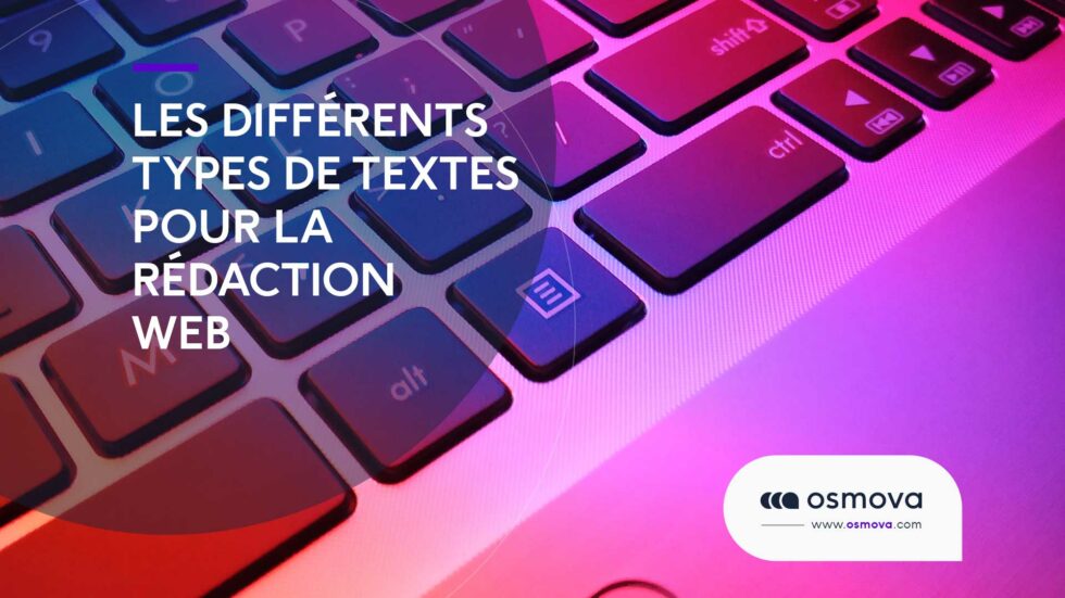 Les différents types de textes (Top 12) • Blog Osmova Agence Digitale ...